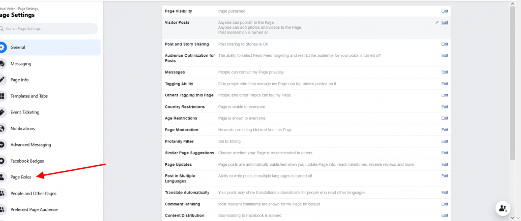 Facebook Setup - Vertical Axion